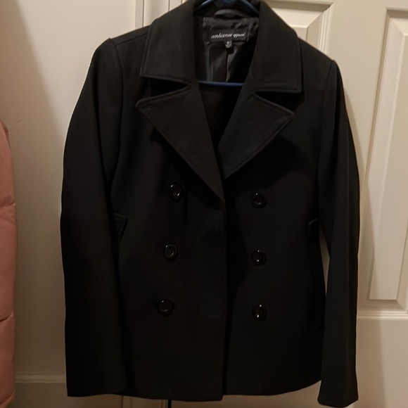 Jackets & Coats | Ambience Apparel Pea Coat Black Size Small | Poshmark
